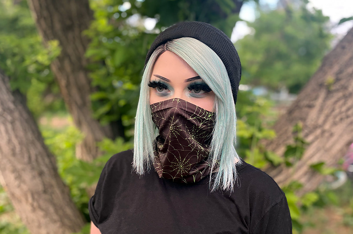 Halloween Neck Gaiters Face Masks & Deco Slides