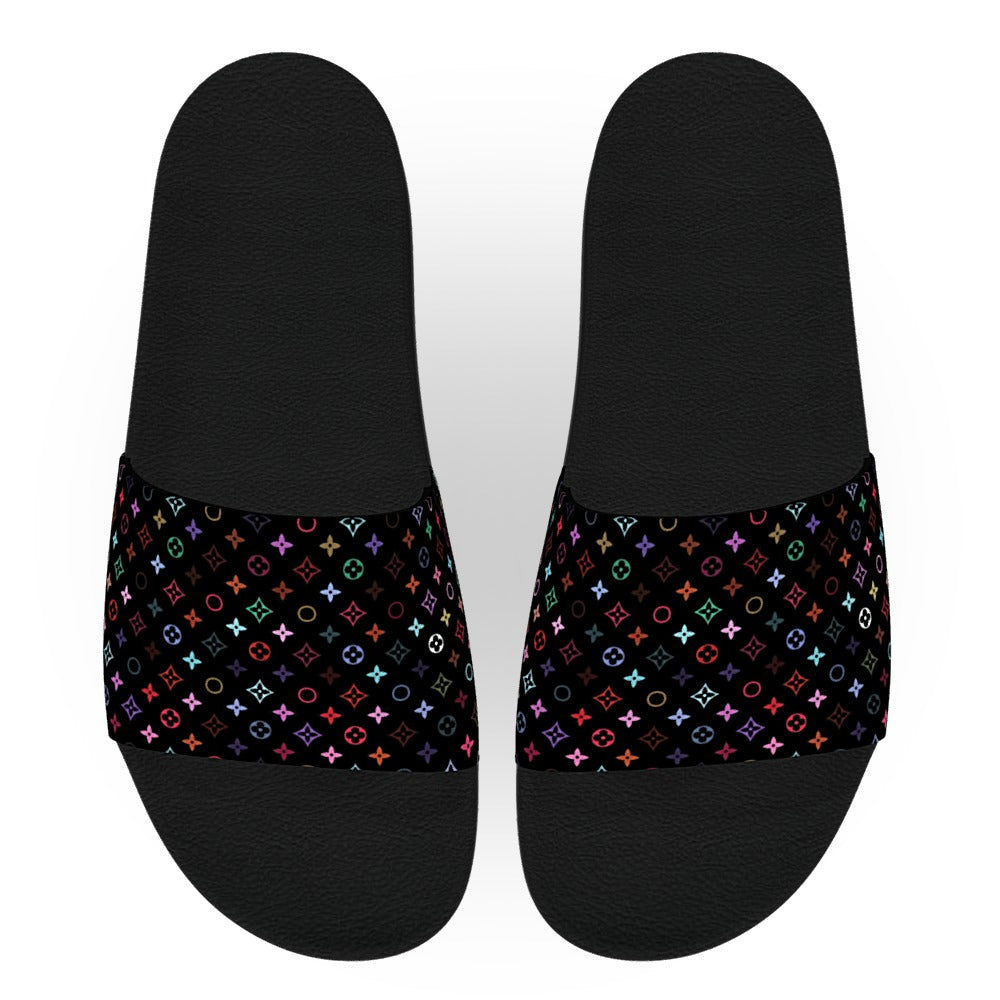 Multi-Color Monogram Slide Sandals & Deco Slides
