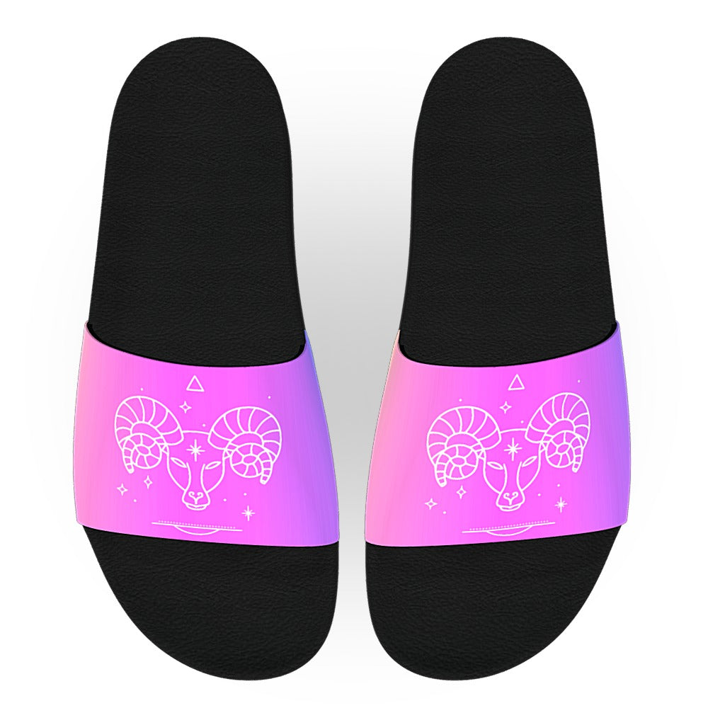 Colorful Aries Zodiac Slide Sandals & Deco Slides